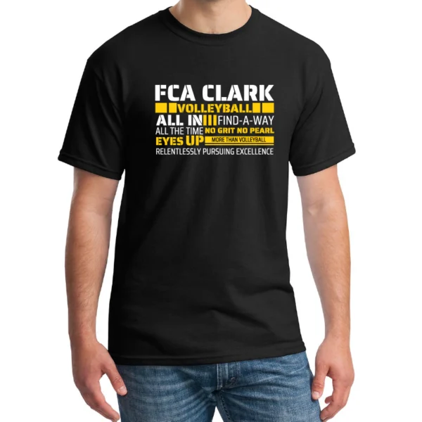 FCA Clark Phrases T-Shirt | Frugal Fox Design