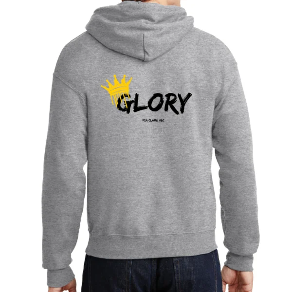 FCA Heavyweight Hooded Custom Front & Back Large Logo | Frugal Fox Design