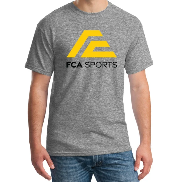 FCA Custom Official FCA Designs Front & Back Large Logo T-Shirt ...